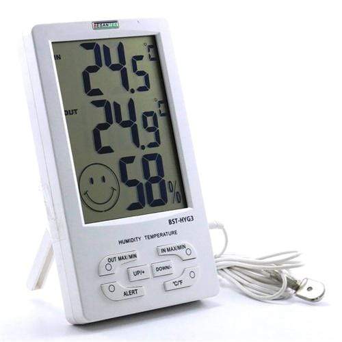 Besantek BST-HYG3 Large Display Thermo-Hygrometer with Alert ...