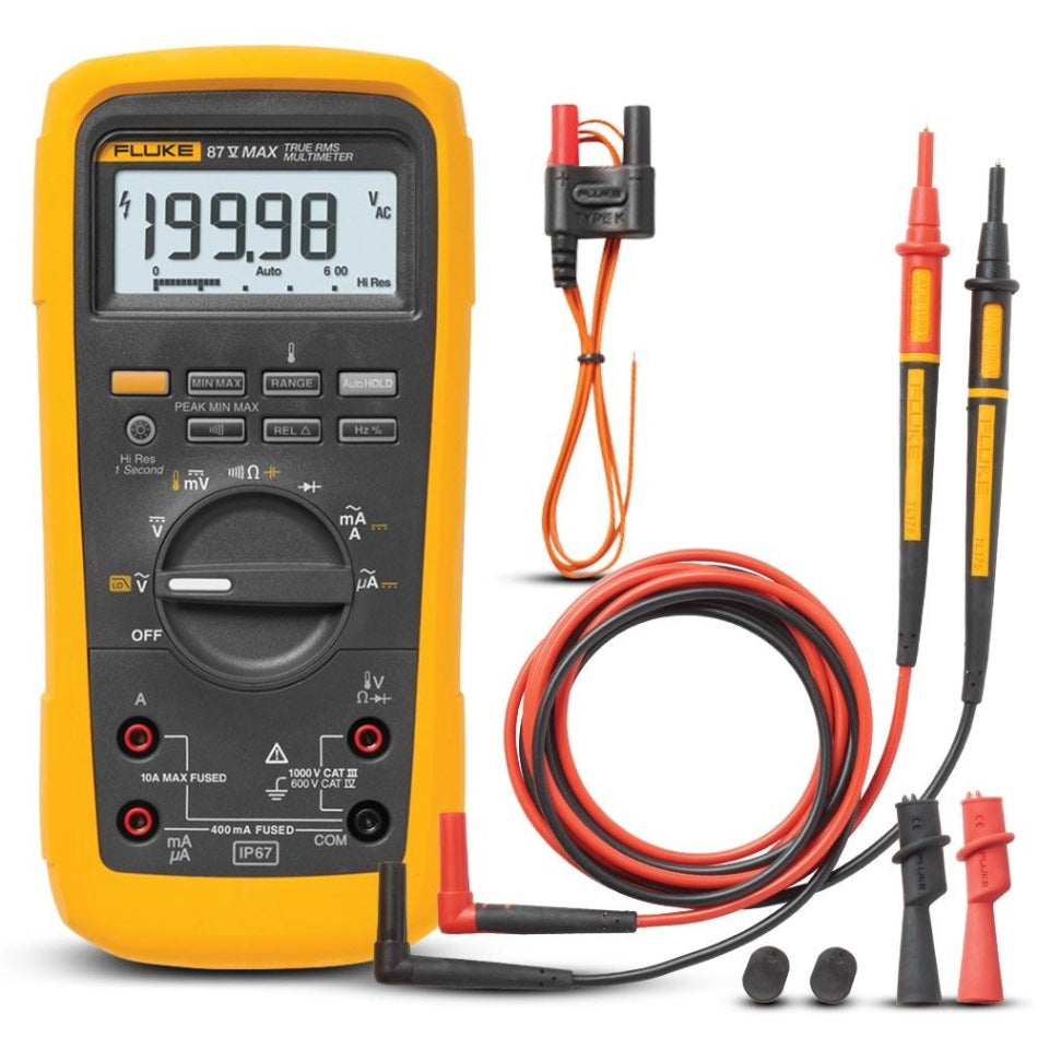 Fluke 87V MAX True-RMS Digital Multimeter - Materialsupply-saudi.com ...