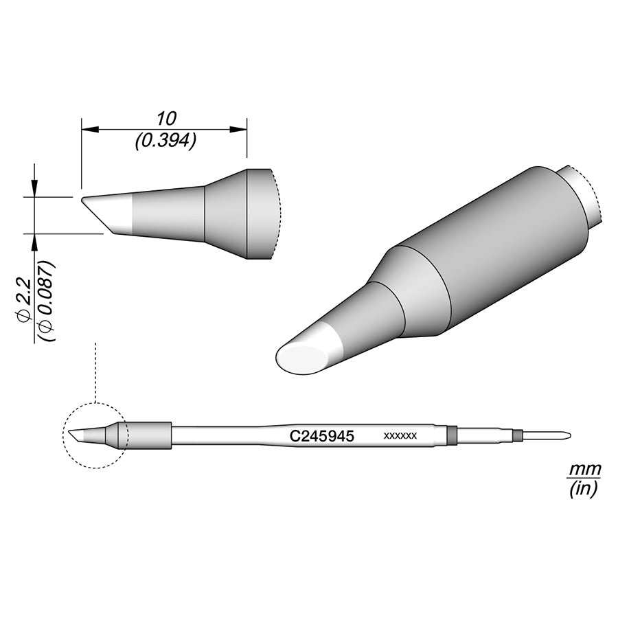 JBC Cartridge Bevel (? 2.2mm) - Materialsupply-saudi.com Online ...