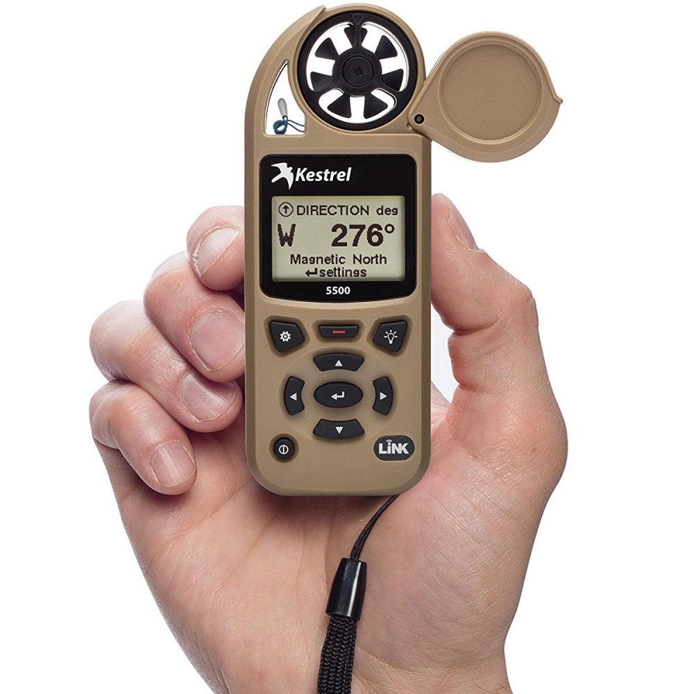 Kestrel 5500 Weather Meter with LiNK + Vane Mount (Tan ...