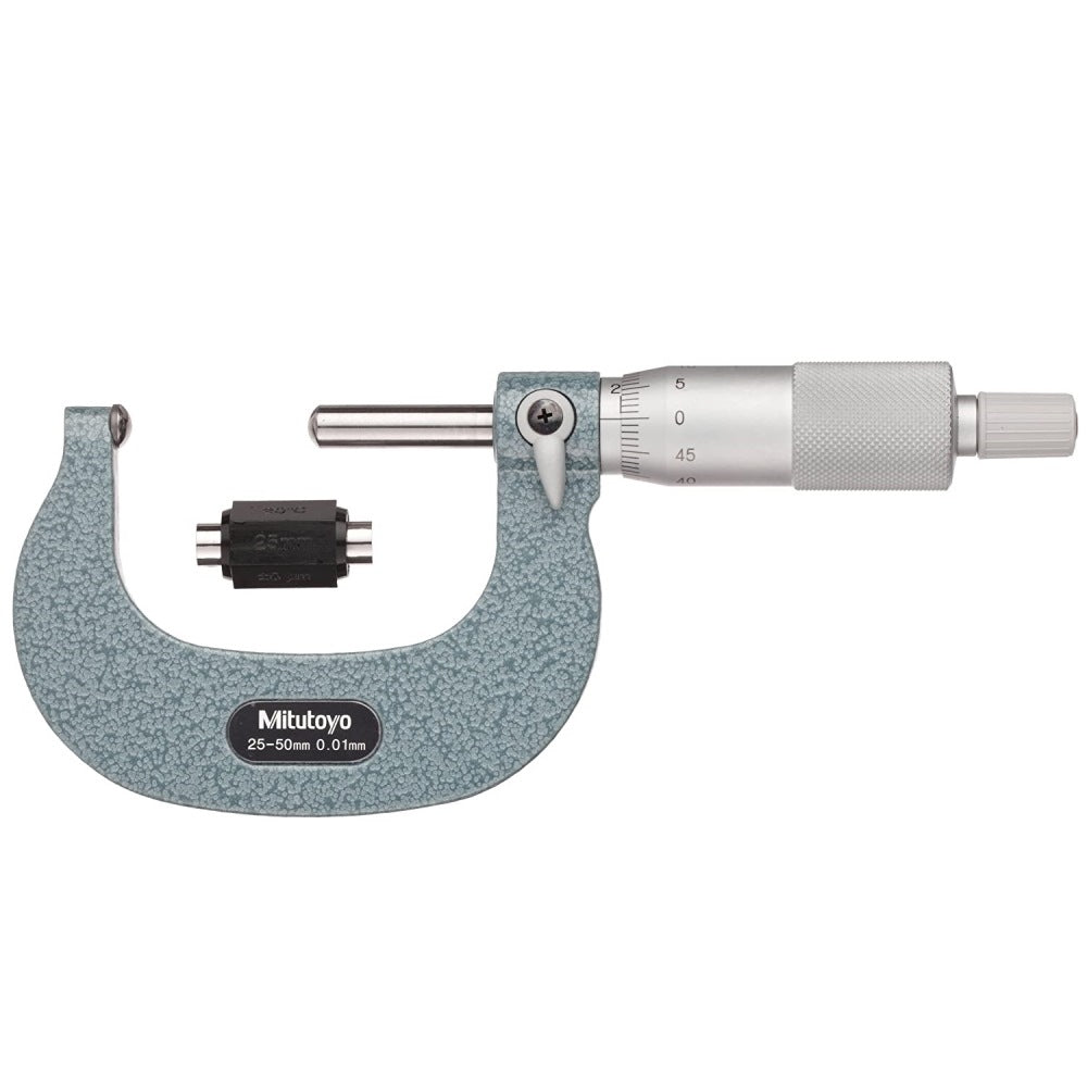 Mitutoyo 115-216 Spherical Phase Outside Micrometer, 25-50mm ...