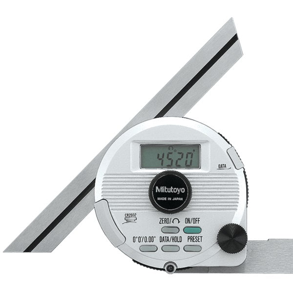 Mitutoyo 187-502 Digital Universal Protractor, Blade Length 300mm ...