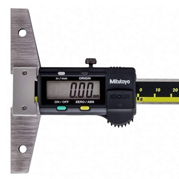 Mitutoyo 571-212-30 Absolute Digimatic Depth Gauge, Range 0-8"/0-200mm ...