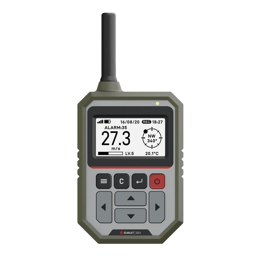 Scarlet WL-21 Wireless Anemometer Wind Speed & Direction Data Logger ...