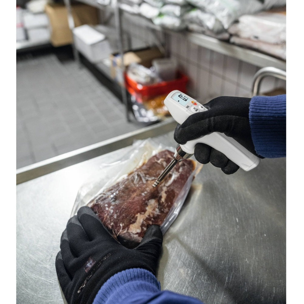 Testo 105 One Hand Thermometer With Frozen Goods Measuring Tip ...