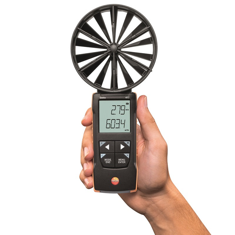 Testo 417 Digital 100mm Vane Anemometer With App Connection ...