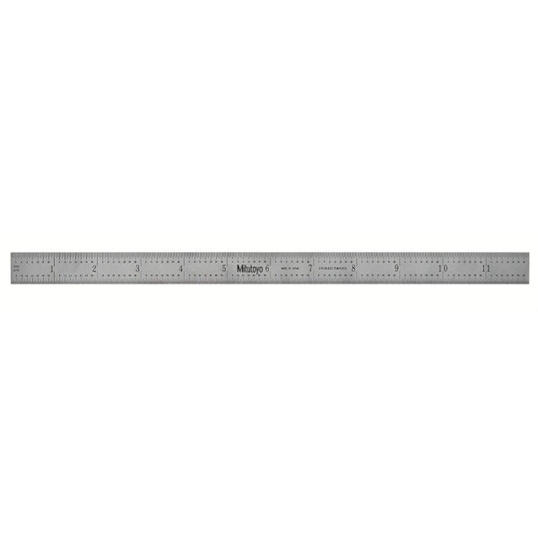 Mitutoyo 182-125 Wide Rigid Rule, Size 12" X 300mm - Materialsupply ...